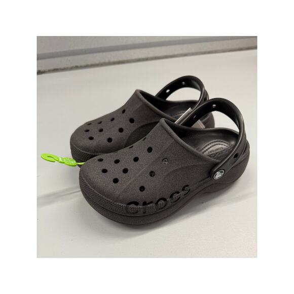 CROCS | Shoes | Nwt Crocs Baya Platform Glitter Clog W5 | Poshmark